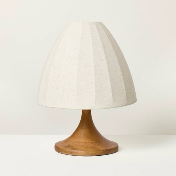 Hearth & Hand | Accents | Wood Trumpeted Table Lamp Light Hearth Hand ...